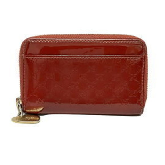 Gucci | Bags | Gucci Coin Case Key Ring Red Leather | Poshmark